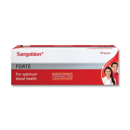 SANGOBION FORTE Multivitamins / Iron / Calcium Capsule 100's price in ...